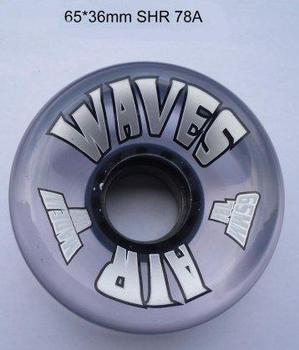 Air Wave Wheels Pack of 8 Clear - Skate Attack